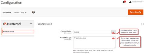 Magento Custom Price Extension Set Minimum Custom Price