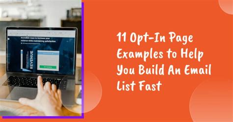 11 Opt In Page Examples To Help You Build An Email List Fast Optimonk Blog