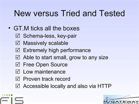 Gtm A Tried And Tested Open Source Nosql Database Ppt Databases Computer Software And