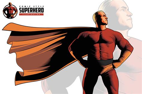 Comic Style Superhero Closeup 2128960 Vector Art At Vecteezy