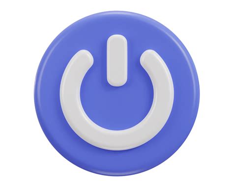 3d Power Button Icon 34974469 Png