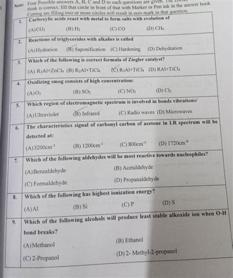 Which Of The Following Aldehydes Will Be Most Reactive Towards Nucleophil