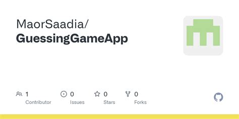 Github Maorsaadiaguessinggameapp