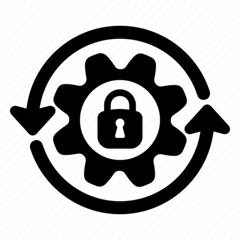 Settings Lock Security Gear Password Setting Safety Icon
