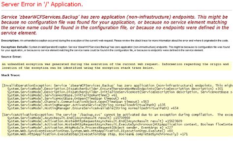 Solved Wcf Service Has Zero Application Non Infrastructure Endpoints