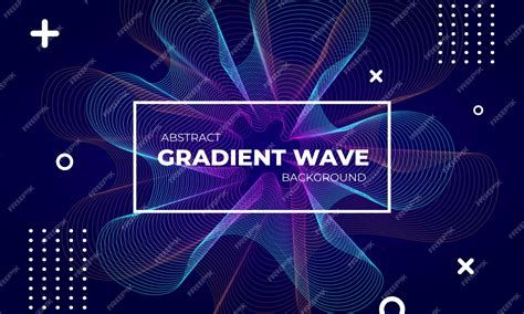Premium Vector Abstract Gradient Wave Background Design