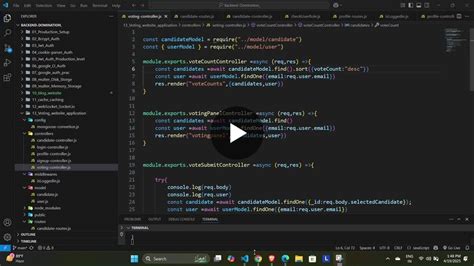 Nodejs Expressjs Mongodb Tailwindcss Ejs Onlinevoting Webapp Roni Shil