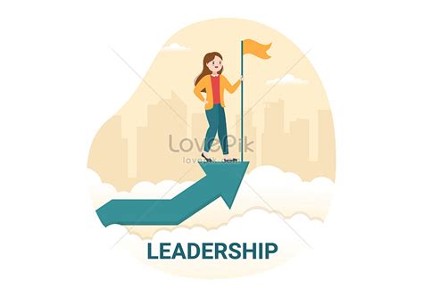 비즈니스 리더십 그림 일러스트 무료 다운로드 Lovepik