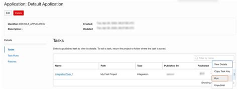 Integration Tasks In Oracle Cloud Infrastructure Oci Data Integration