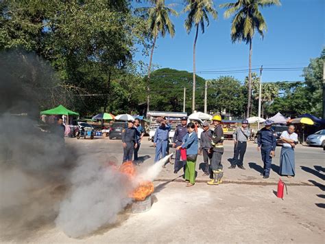 ဘီးလင်းမြို့နယ်၌ မီးဘေးအန္တရာယ်ကြိုတင်ကာကွယ်ရေး ဟောပြောပွဲနှင့် မီးင