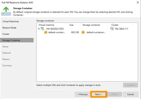configure veeam backup for nutanix ovhcloud
