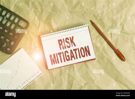 Handwriting Text Writing Risk Mitigation Conceptual Photo Strategy To