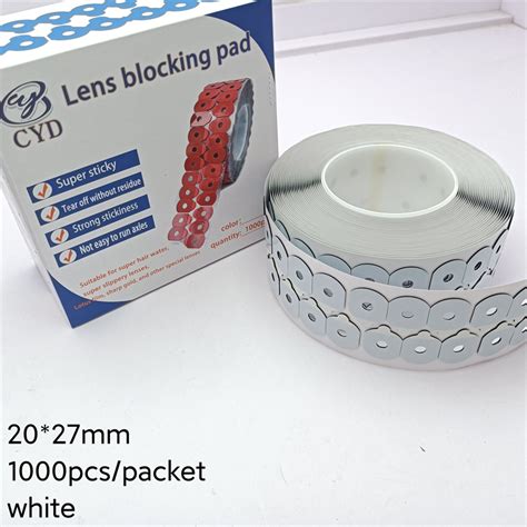 Lens Blocking Pad White 1000 Pcs