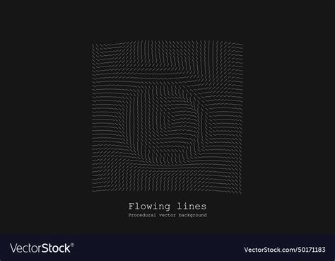 Abstract Line Matrix Pattern Noise Flow Dynamic Vector Image