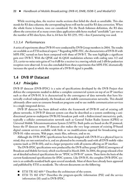 Handbook Of Mobile Broadcasting DVB H DMB ISDB T AND Mediaflow 5 22 N Handbook Of Mobile