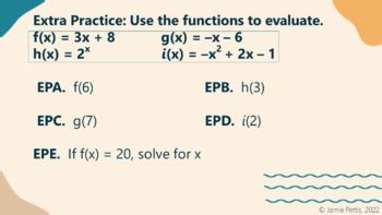 Function Notation Notes Activity By Doing Math TpT
