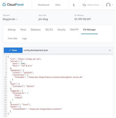 Ghost Cms On Cloudpanel Install And Configure Tutorials N👀bishme