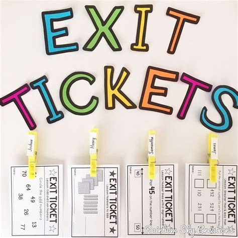 Why Use Exit Tickets In The Classroom Artofit