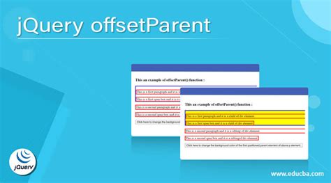 JQuery OffsetParent How To Work JQuery OffsetParent Function