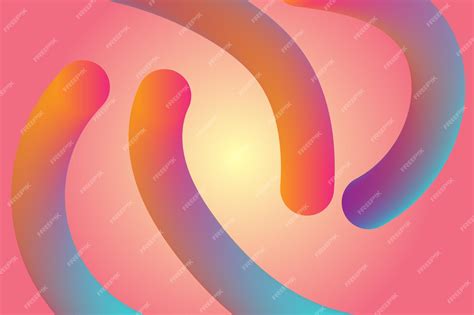 Premium Vector Soft Gradient Abstract Shapes Background