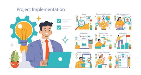 Project Implementation Concept Flat Vector Illustration 41175711 Vector Art At Vecteezy