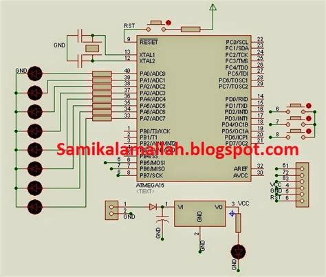 Sami Kalamallah And Awesomeness Sistim Minimum Atmega16 Terkecil