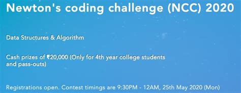 Newton School On Linkedin Softwareengineers Codingchallenge Learntocode Winners