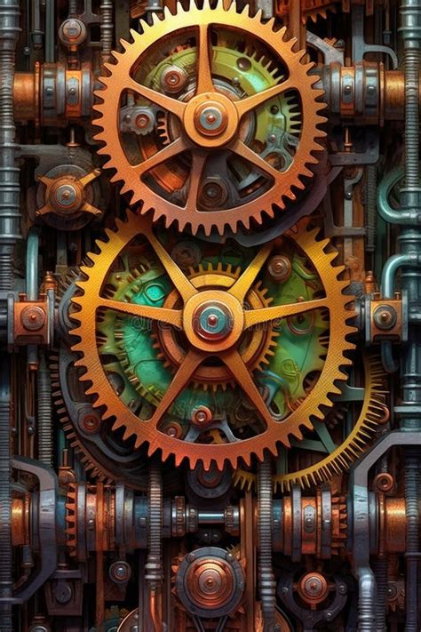 Technological Gears And Cogs Interlocking Stock Illustration Illustration Of Collaboration