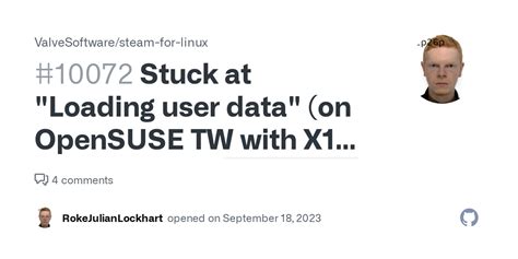 Stuck At Loading User Data On Opensuse Tw With X11 When Running
