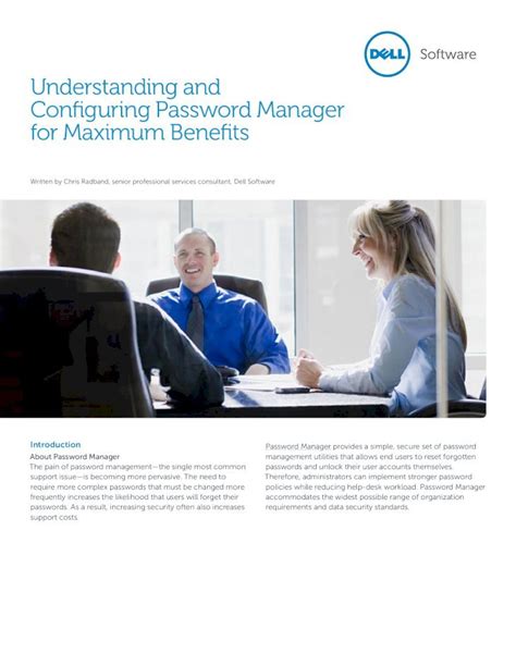 pdf understanding and configuring password manager for maximum