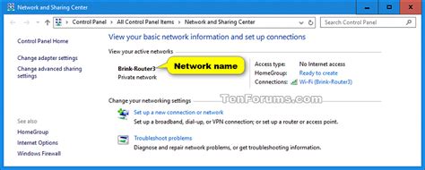 Change Network Profile Name In Windows Tutorials