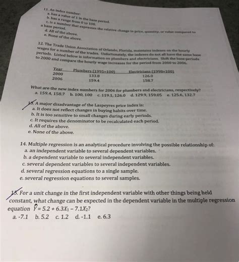 Solved At Is The Variable Used To Predict The Value Of Chegg
