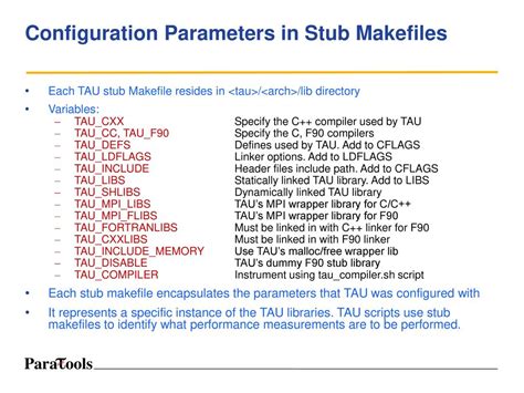 Performance Evaluation Using The Tau Performance System Ppt Download