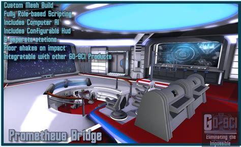 Second Life Marketplace Go Sci Prometheus Bridge10350