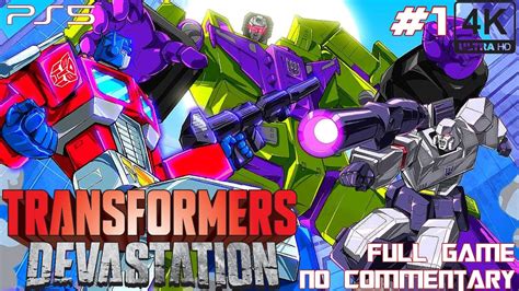 Transformers Devastation 4kfull Game Walkthrough No Commentary Ps5