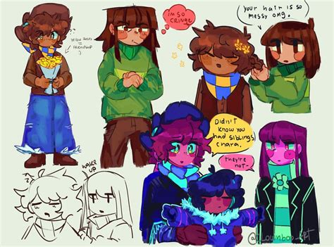 Cocoapowder Chara X Clover And Other Doodles Clownbooart R