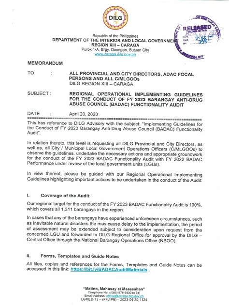 2023 04 20 1124 Regional Operational Implementing Guidelines For The Conduct Of Fy 2023 Badac