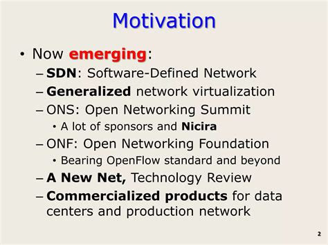 Software Defined Networking Sdn A Brief Introduction Pptx
