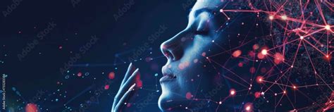 Digital Neural Network On Serene Human Face A Soothing Composite Of A