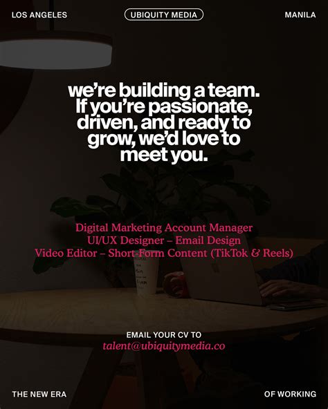 Ubiquity Media Careers