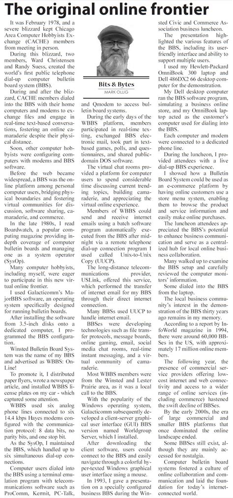 Mark Ollig Posted On Linkedin