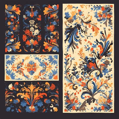 Complex Patterns Symbolizing Prosperity And Faith Premium Ai