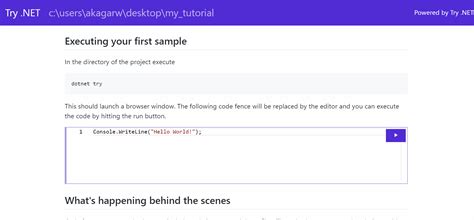 Create Interactive Documentation With The New Try Net Template Net Blog