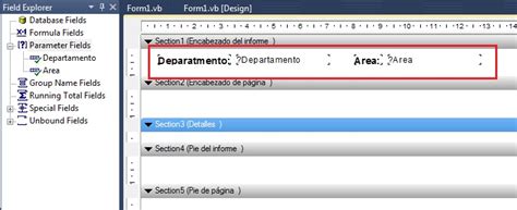 Agregar Parameter Field En Crystal Report
