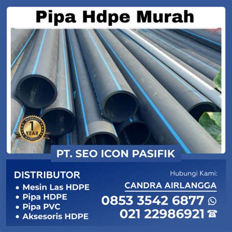Jual Pipa Hdpe Ukuran Inch Pn Pipa Air Hdpe Pipa Hdpe Jakarta Timur Mesin Las Pipa
