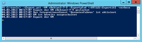 hyper v sicherung mittels powershell skript für windows server 2012