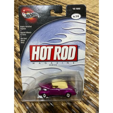 Hot Wheels Hot Rod Magazine 40 Ford Shopee Malaysia
