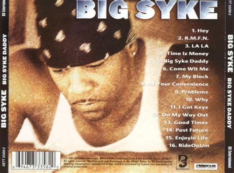 Big Syke Big Syke Daddy Cd Rapsourcenet