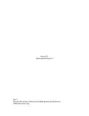 Chem 271 Lab 3 Docx Chem 271 Experimental Report 3 Part 1 The Specific Activity Of The Lactate