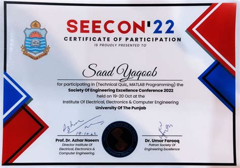 Saad Yaqoob On Linkedin Seecon Matlab Technical Quiz Society